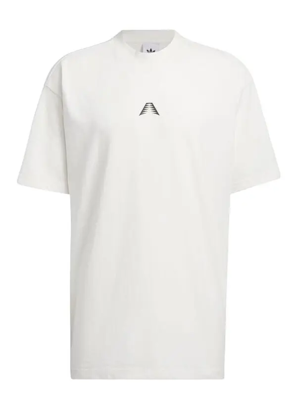 Adidas Basketball Ae Foundation T-shirt Asia Sizing 'white - Cloud White