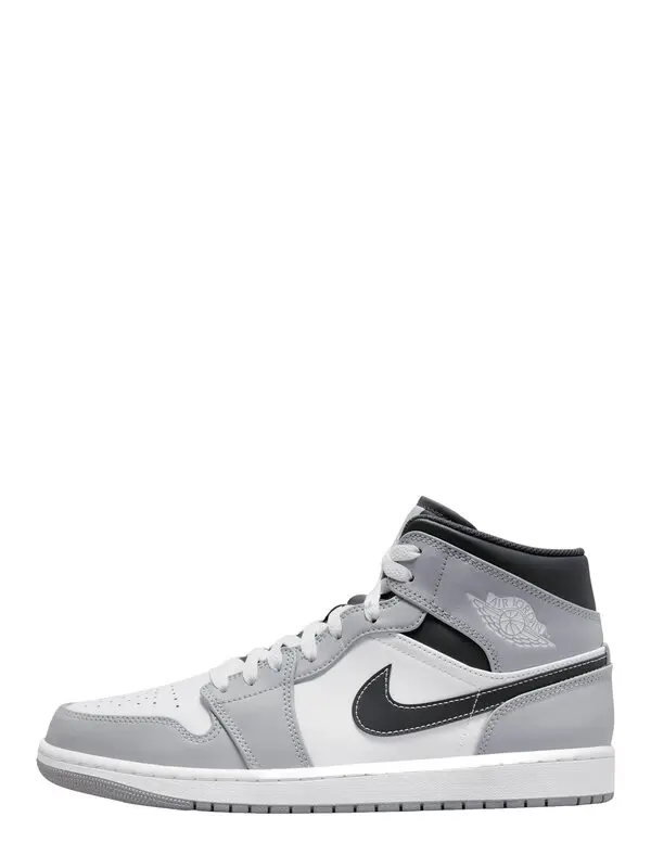 JORDAN 1 Mid Sneakers - Light Smoke Grey/white/anthracite