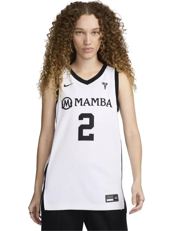 Nike Mambacita Basketball Jersey - White/black