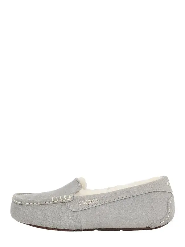 UGG Ansley Suede Moccasin Slippers - Grey