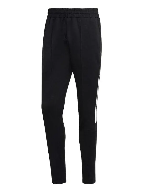 Adidas Solid Color Stripe Straight Casual Sports Pants/trousers/joggers Black - Default Colorway