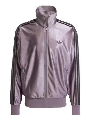 Adidas Firebird Metallic Track Top - Grey Strata