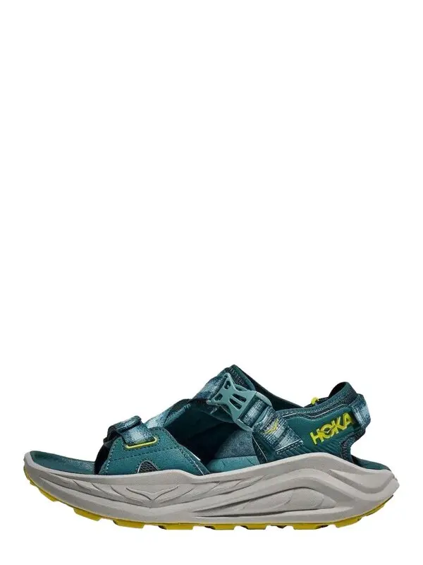 Hoka One One Infini Hike Tc Sandals - Blue Twilight/pea Green