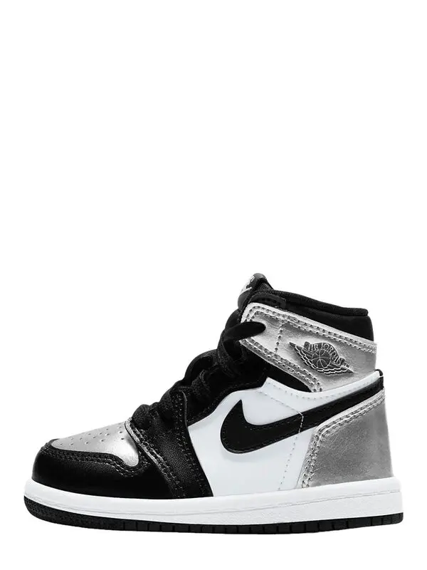 JORDAN Air 1 Retro High Og "silver Toe - Black/silver