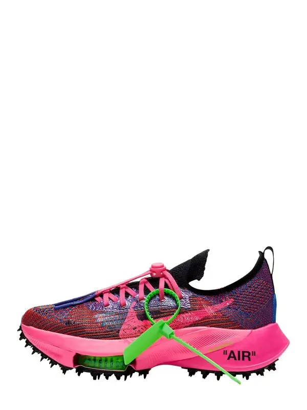 Nike X Off-white Air Zoom Tempo Next% "pink Glow - Racer Blue/black/pink Glow