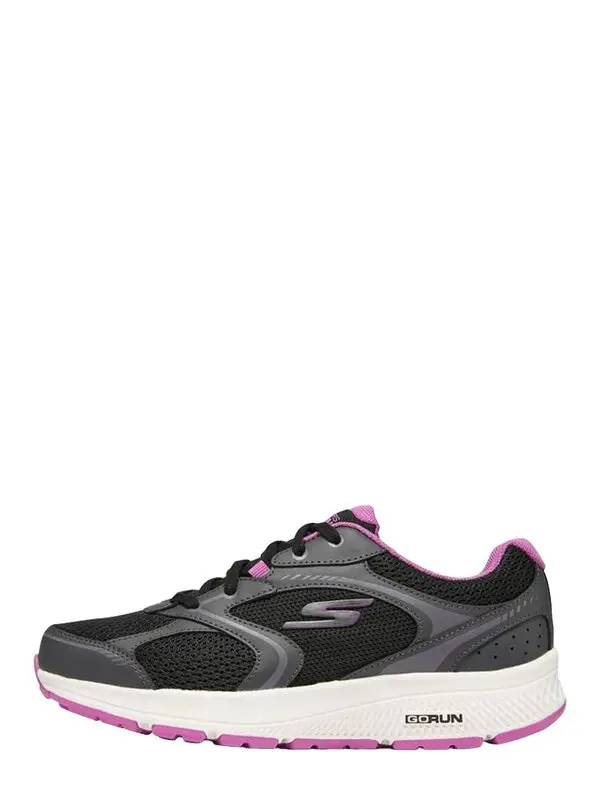 Sketchers Go Run Consistent Athletic Shoes - Black/purple