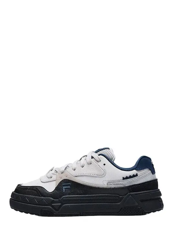 FILA FUSION Bank Skate Shoes - Black/white/navy