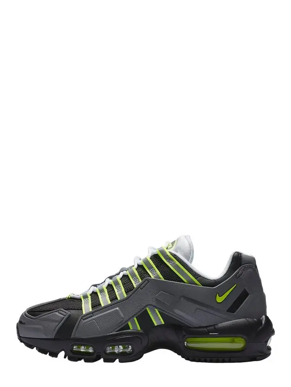 Nike Max 95 Ndstrkt "neon" Low Top Sneakers - Black/neon Yellow/med Grey