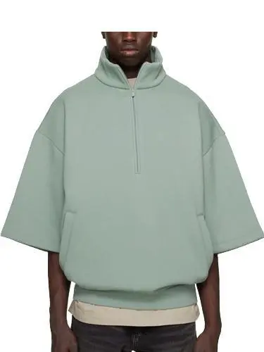Fear Of God Ss23 3/4 Half-zip Sweatshirt - Blue/grey