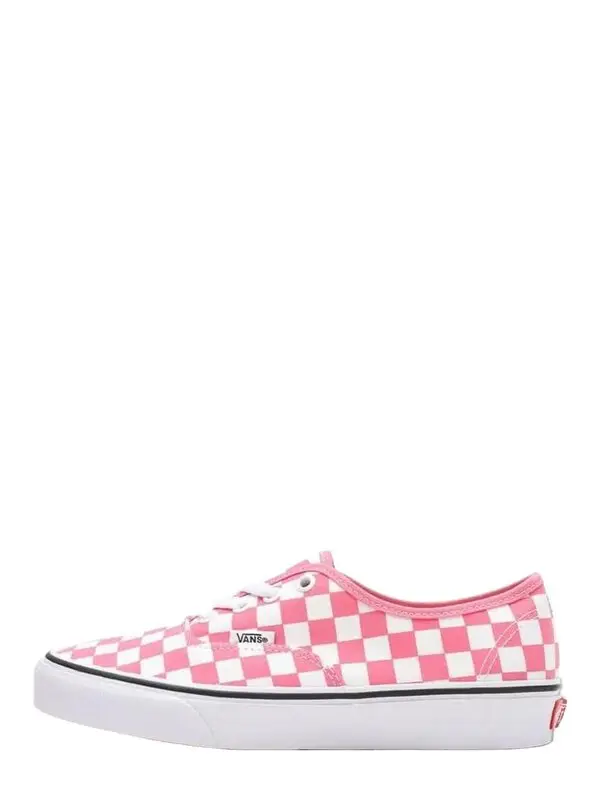 VANS Checkerboard Authentic Sneakers - Pink/blue