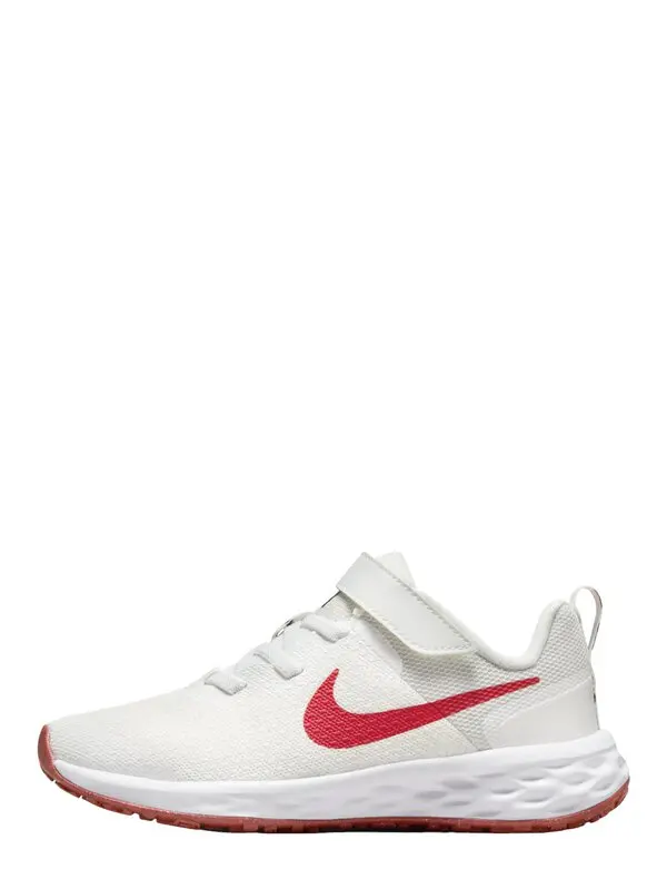 Nike Revolution 6 "summit White Track Red" Lace-up Sneakers - Summit White/obsidian/white