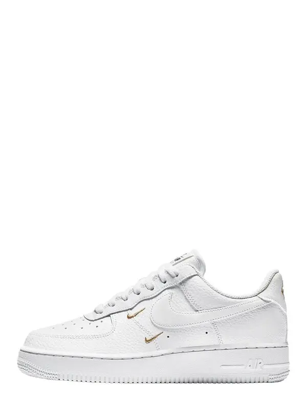 Nike Force 1 '07 Essential Sneakers - White/gold