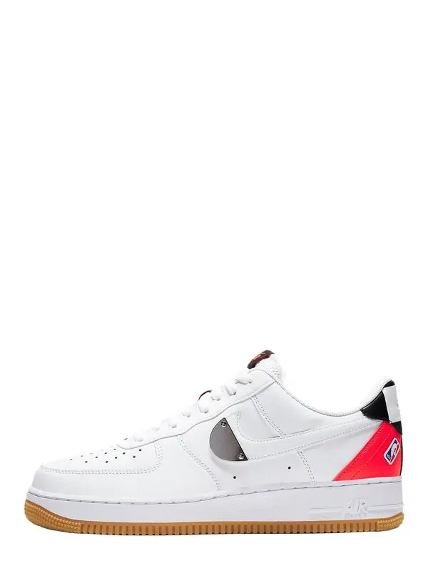 Nike X Nba Air Force 1 '07 Lv8 "bright Crimson - White
