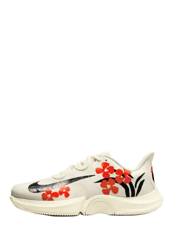 Nike Court Air Zoom Gp Turbo Hc Sneakers - Coconut Milk/team Orange/black