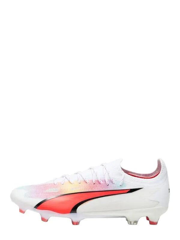PUMA Ultra Ultimate Fg Ag Football Boots - White/black/fire Orchid