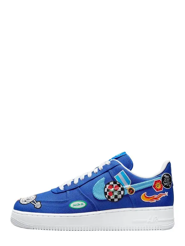 Nike Force 1 '07 'patched Up Los Angeles - Blue/white
