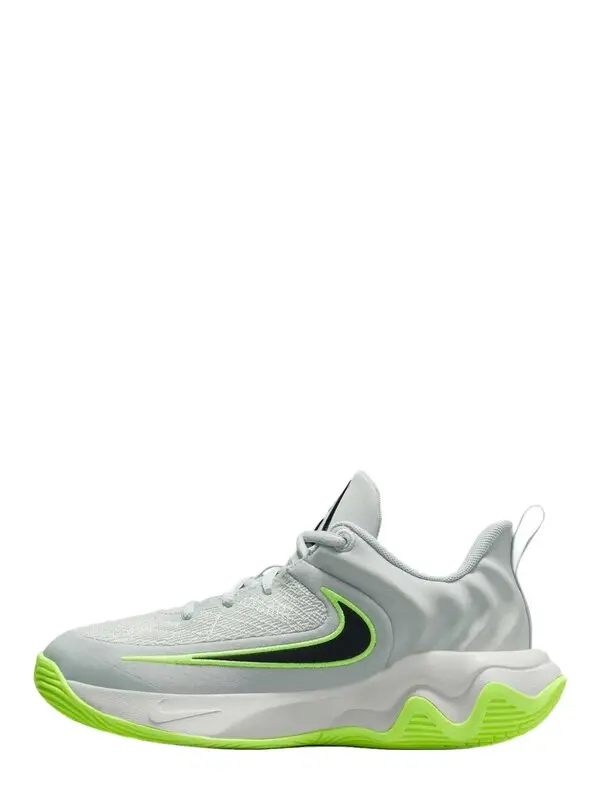 Nike Giannis Immortality 4 Athletic Sneakers - Light Silver/volt/black