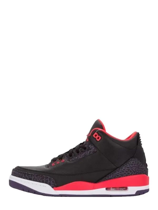 JORDAN 3 Retro "crimson - Blck/brght Crmsn-cnyn Prpl-pr
