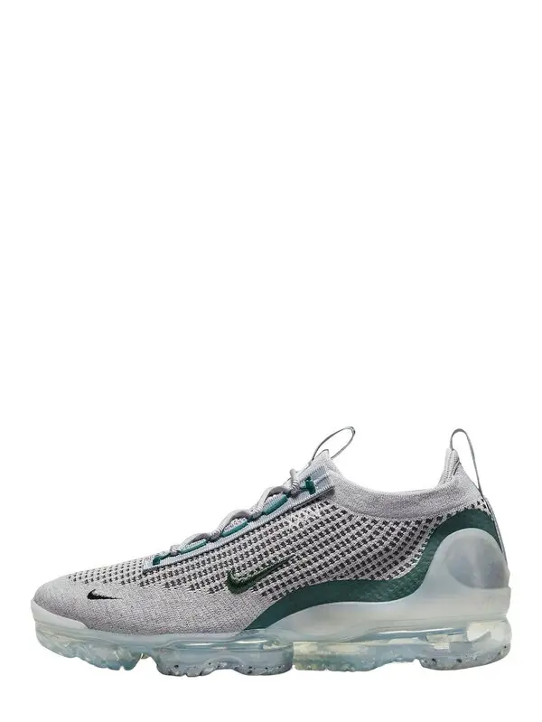 Nike Vapormax 2021 Flyknit Se Low Top Sneakers - Light Bone/dark Atomic Teal/grey