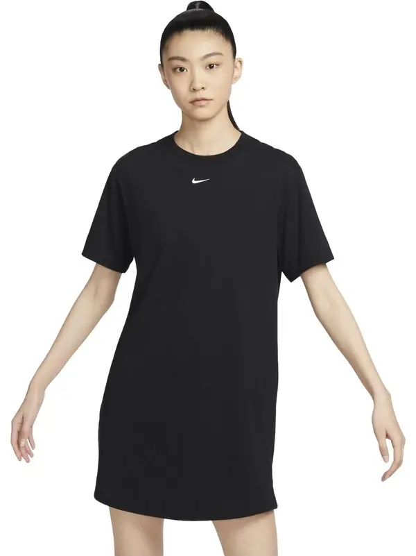 Nike Essential Short-sleeve T-shirt Dress - Black