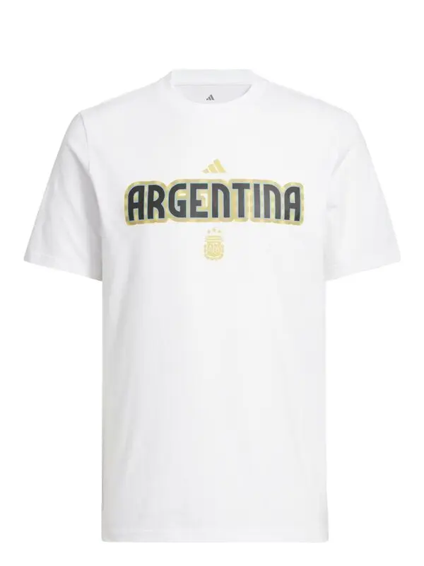 Adidas World Cup 26 Argentina Home Graphic T-shirt - White