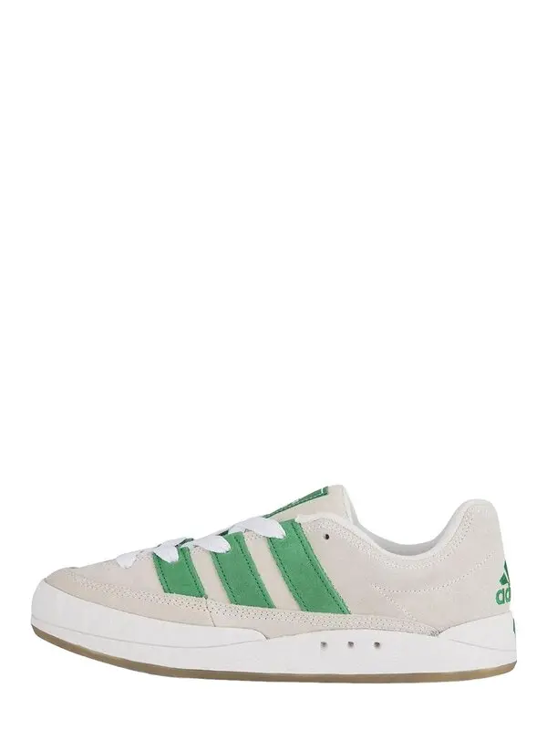 Adidas X Bodega X Beams Adimatic Sneakers - Cream/green