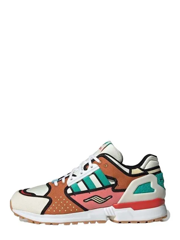 Adidas The Simpsons X Zx 10000 'a-zx Series Krusty Burger' Sneakers - Tan