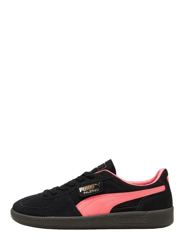 PUMA Palermo Low Top Sneakers - Black/sunset Glow