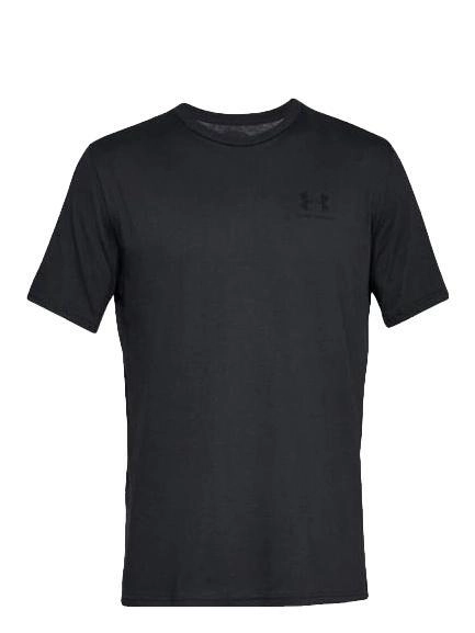 Under Armour Sportstyle Training Sports Short Sleeve Couple Style - Black