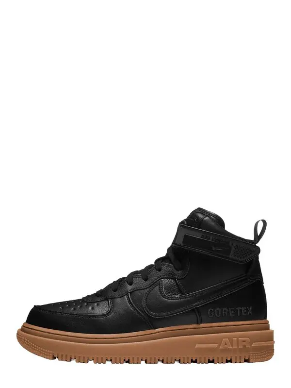 Nike Force 1 Gore-tex Boot - Black/anthracite/gum Medium Brown
