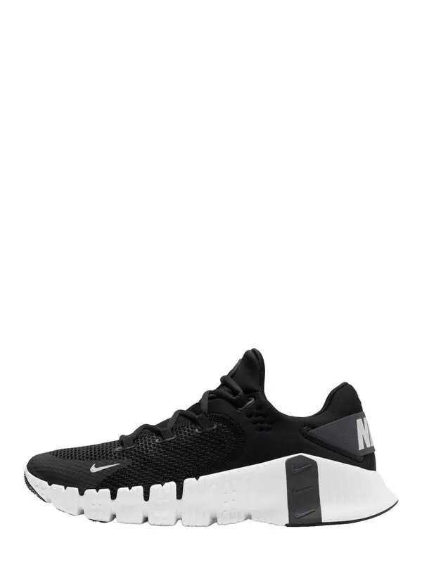 Nike Free Metcon 4 "black White" Athletic Sneakers - Black/iron Grey/volt