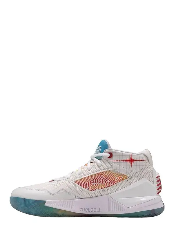 NEW BALANCE Kawhi 'seismic Moment' High Top Sneakers - White/red