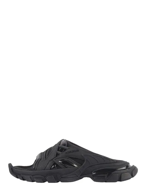 Balenciaga Track Slide Sandals - Black