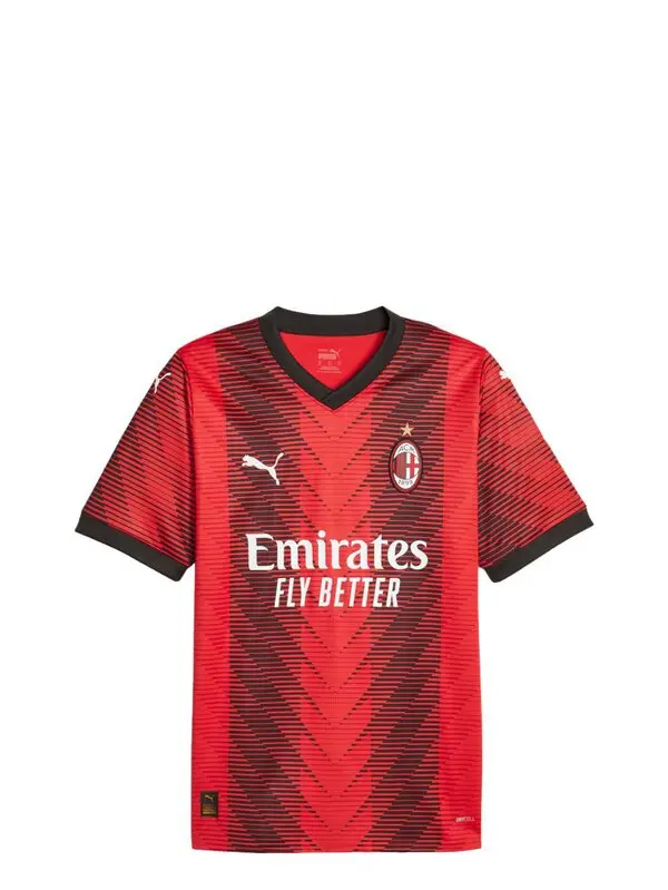 PUMA Ac Milan 23/24 Home Short Sleeve Football Jersey - Red/black