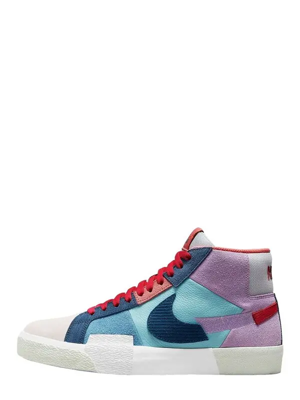 Nike Zoom Blazer Mid Premium Sb "mosaic Pack - Lilac/copa/dutch Blue