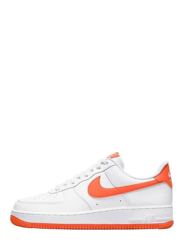 Nike Force 1 '07 Low Top Sneakers - White/orange