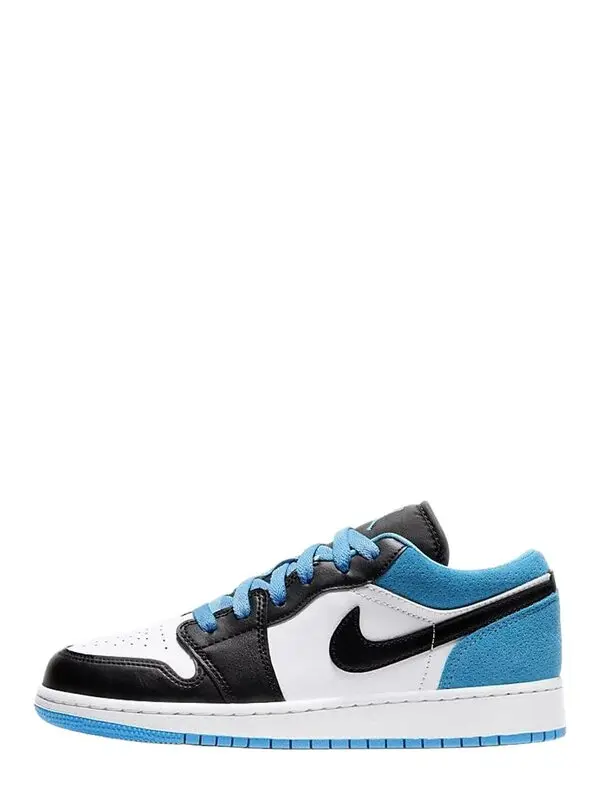 JORDAN 1 Low Se "laser Blue" Sneakers - Black/laser Blue/white