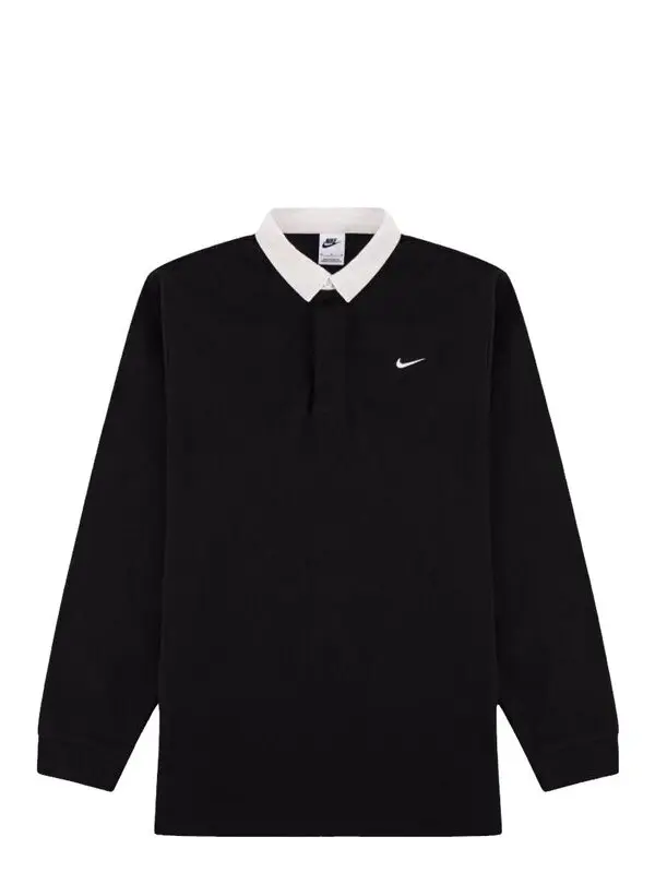 Nike Solo Swoosh Rugby Top - Black/multi-color