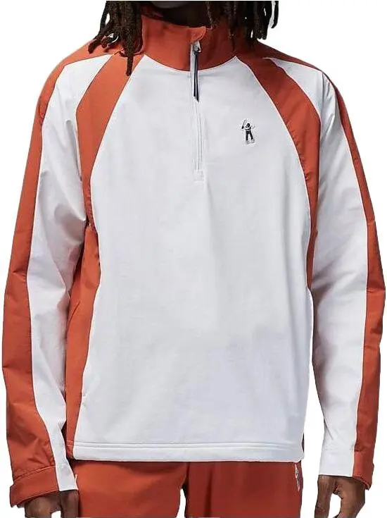 JORDAN X Eastside Golf Logo Jacket - White Brown