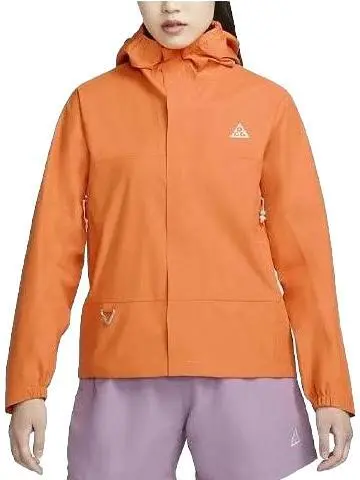 Nike Cascade Rain Storm-fit Jacket - Bright Mandarin/summit White