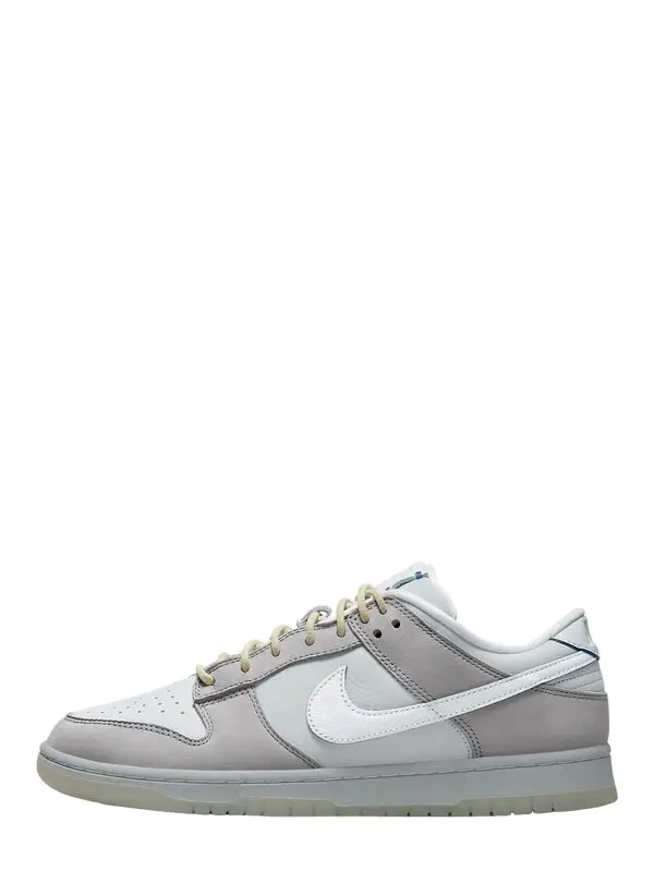 Nike Dunk Low Lace-up Sneakers - Pure Platinum/white-wolf Grey