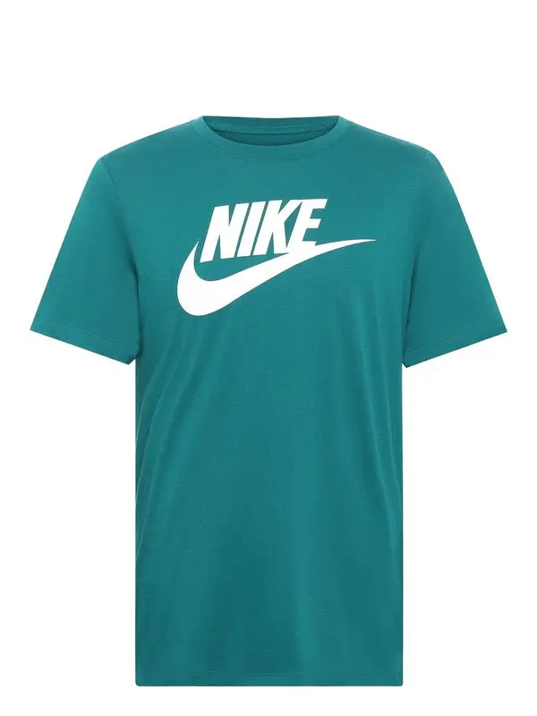 Nike As Nsw Tshirt Icon Futura 'teal - Teal/white