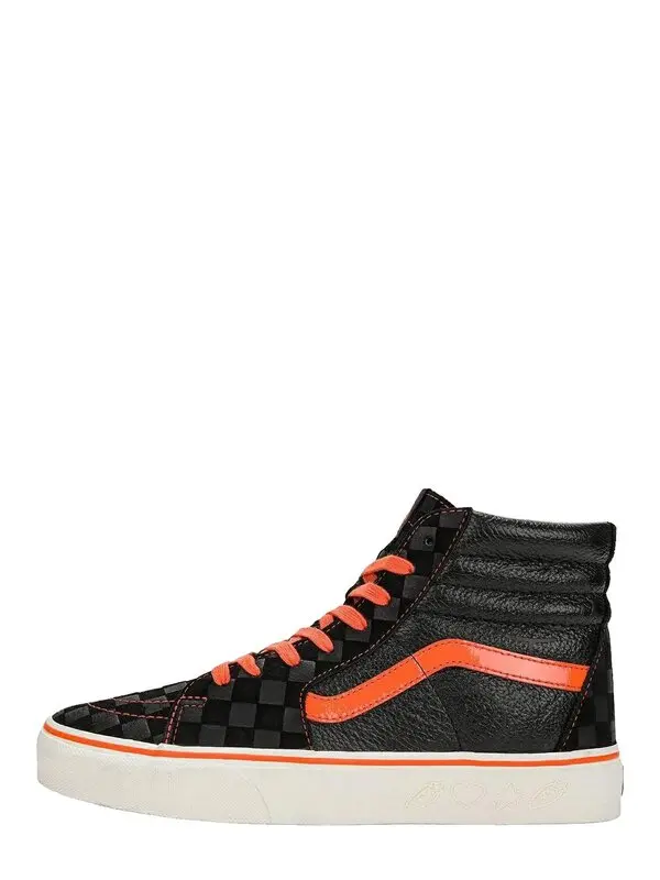 VANS Sk8-hi High Top Sneakers - Black/orange