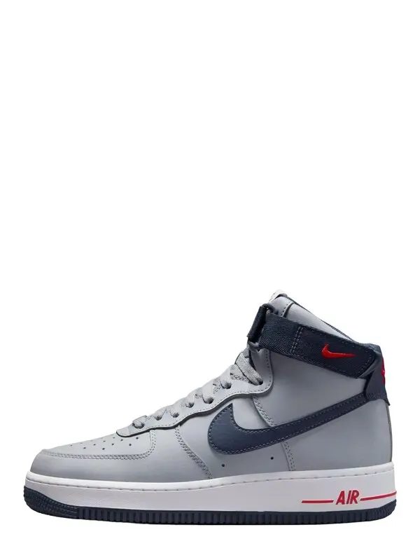 Nike Force 1 High Top Sneakers - Gray/blue