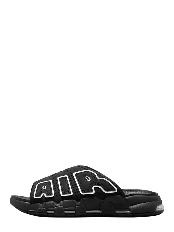 Nike More Uptempo Slide - Black/white-black-clear