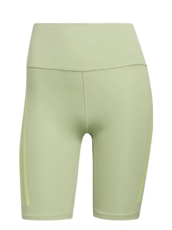 Adidas Essentials 3-stripes Waisted Short Leggings - Green