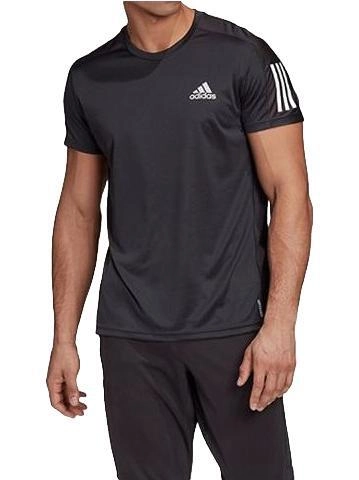 Adidas Own The Run Short Sleeve Performance Tee - Black