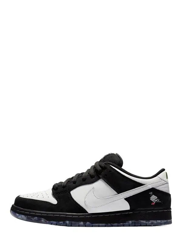 Nike Dunk Low Pro X Jeff Staple "panda Pigeon - Black/white-green Gusto