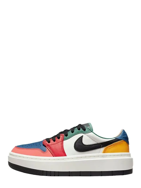 JORDAN 1 Elevate Low Sneakers - Blue/red/black