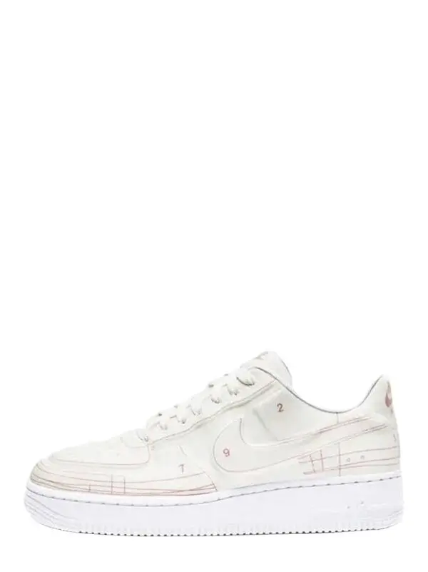 Nike Force 1 07 Low Lx Sneakers - White/red